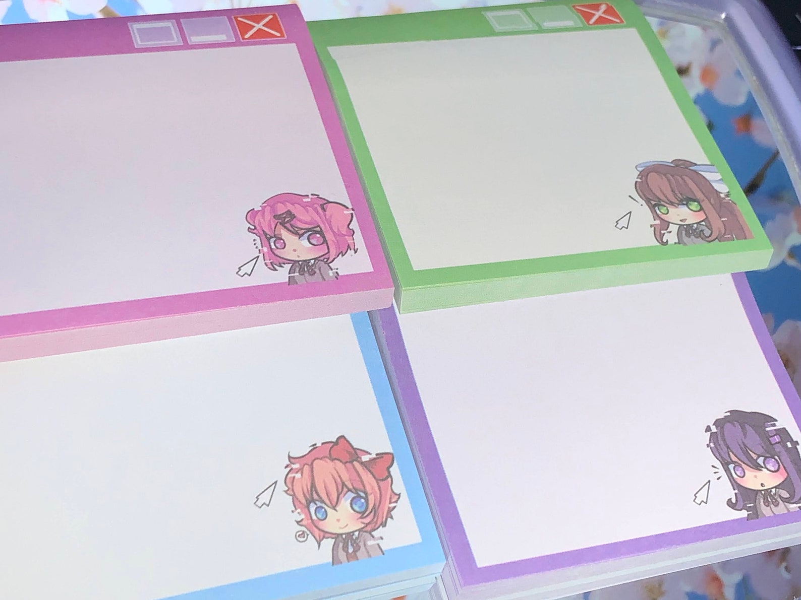 Doki Doki Literature Club Sticky Notes - Etsy