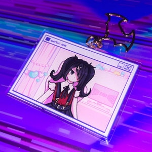 Needy Streamer Overload Kangel and Ame 3D Epoxy Keychains - Etsy