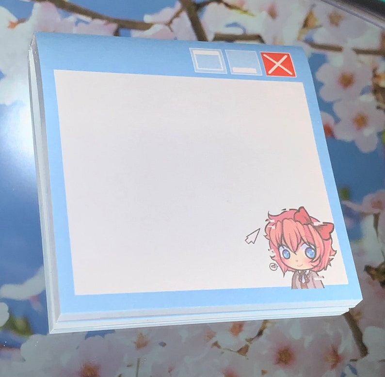 Doki Doki Literature Club Sticky Notes - Etsy