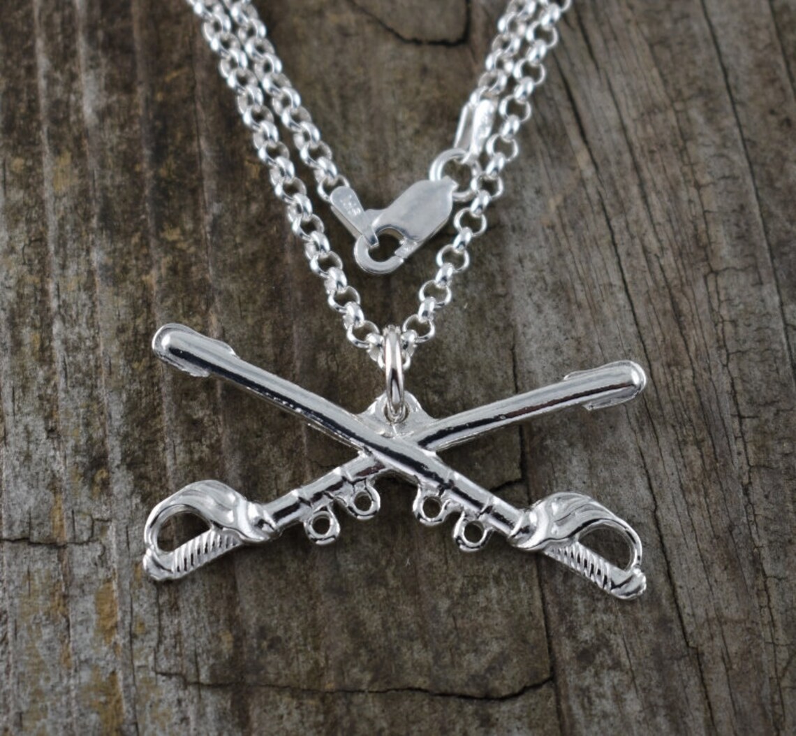 Cavalry Crossed Sabers Large | Etsy