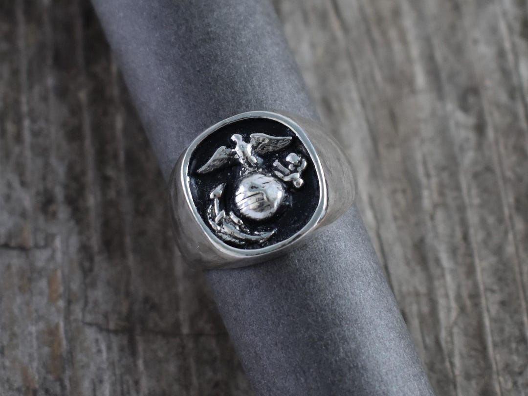 USMC Eagle, Globe and Anchor Ring - Etsy