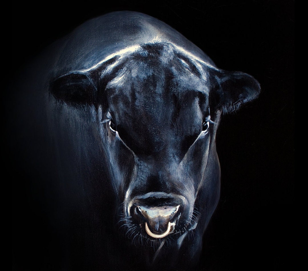 The Mountain Fine Art Cow Print - Etsy
