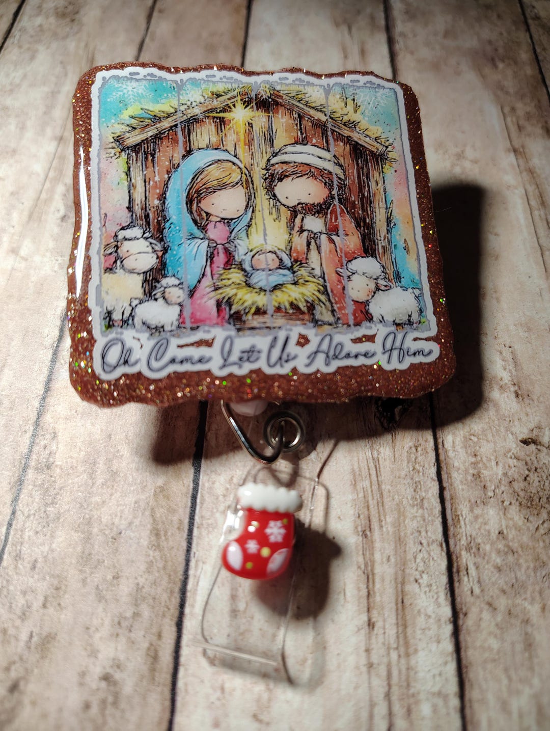Christmas Nativity Retractable Badge Reel - Etsy