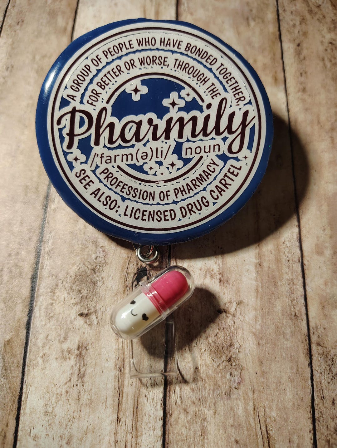 Pharmily Pharmacy Retractable Badge Reel - Etsy