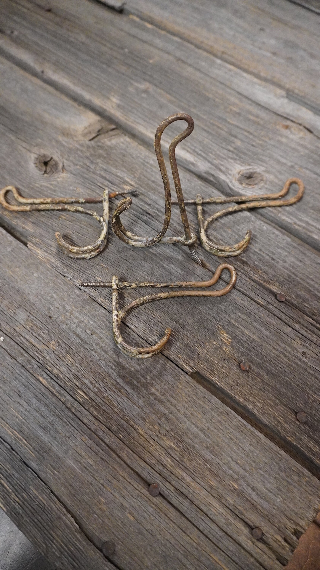 Set(s) - Vintage Wire Coat Hooks for DIY Projects and Wall Hanging ...