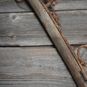 Antique Hard Wood Hame With Metal Attachment Points - Etsy