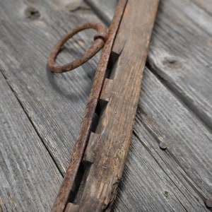 Antique Hard Wood Hame With Metal Attachment Points - Etsy