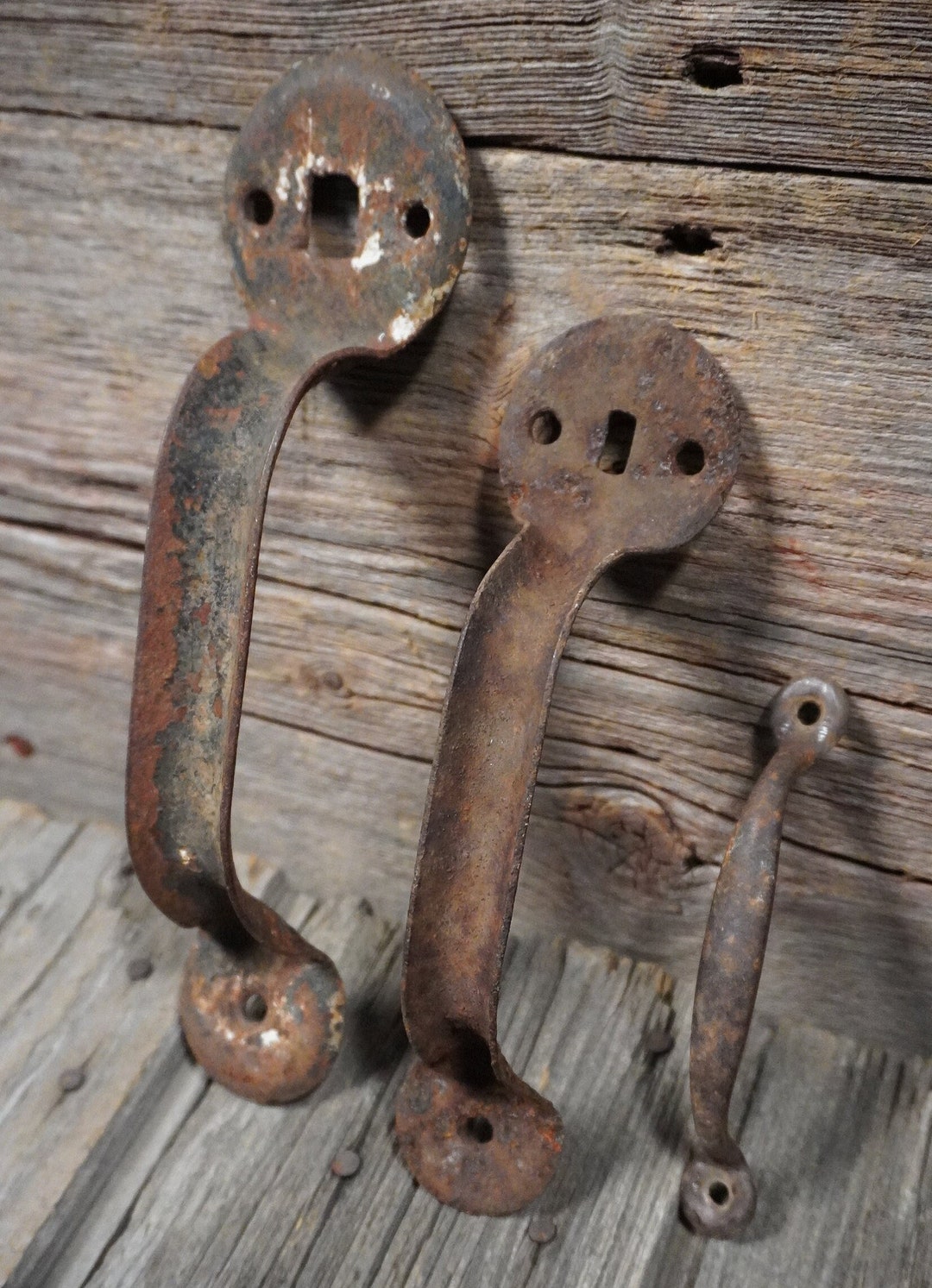 Vintage Barn Door Handle, Antique Door Pull, Old Door Handle Barn Find ...