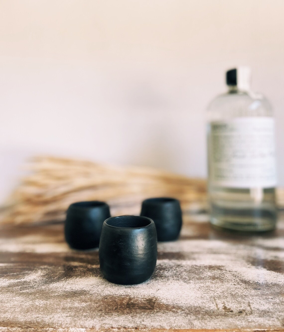 1oz Mini Black Clay Mezcal Cups - Etsy
