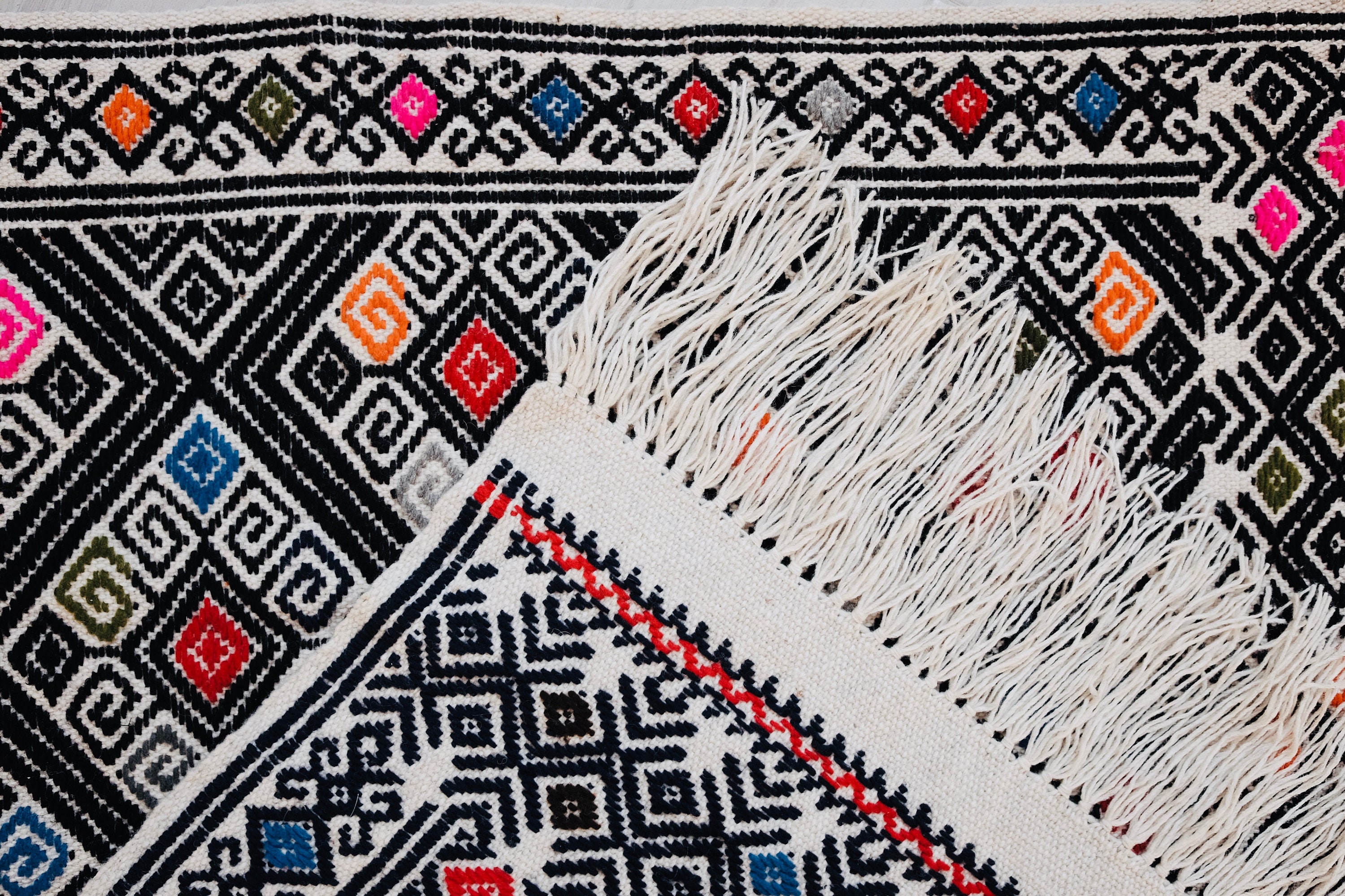 San Andres Wool Rug Made in Mexico | Etsy