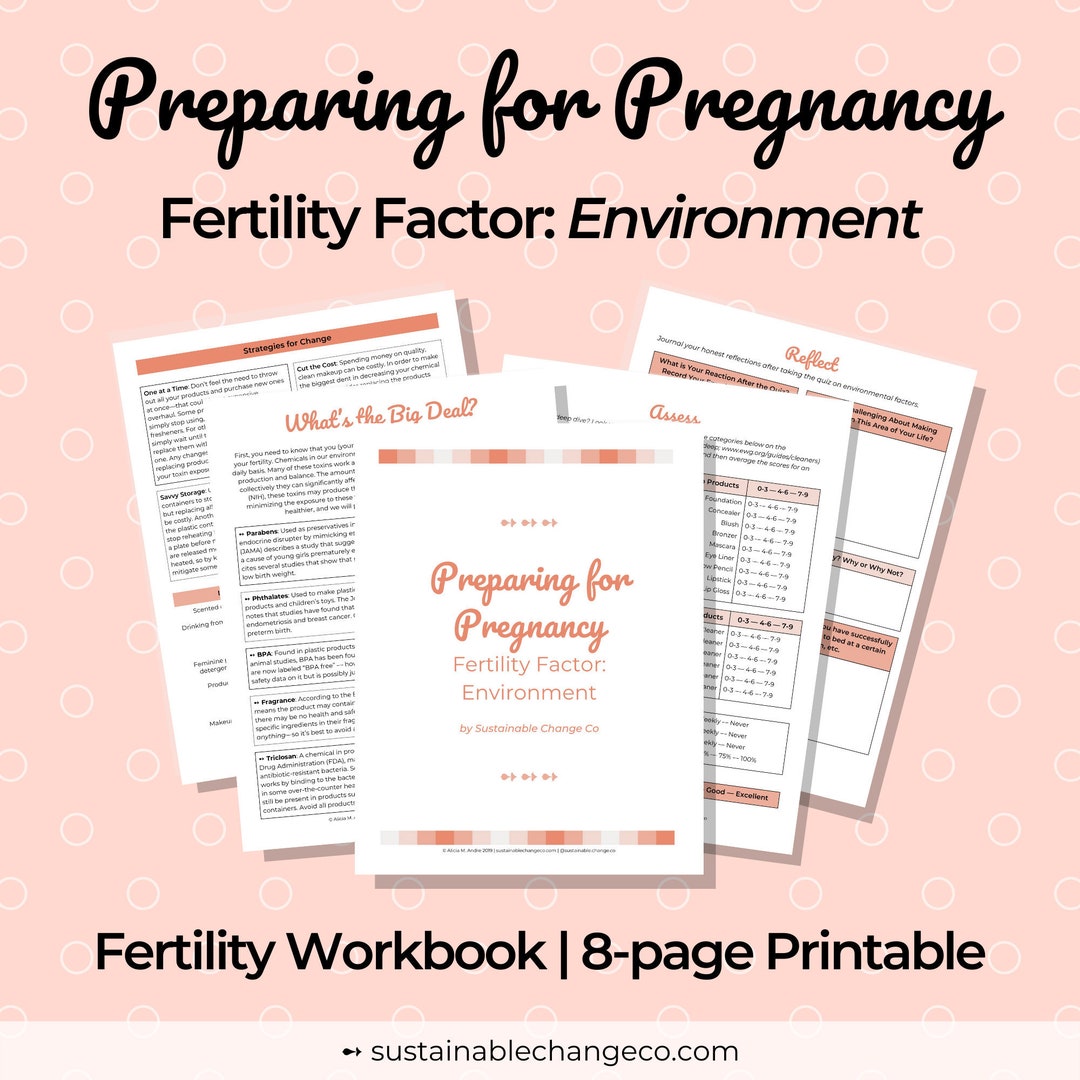 Fertility Workbook: Environment | Fertility Planner | Try to Conceive ...