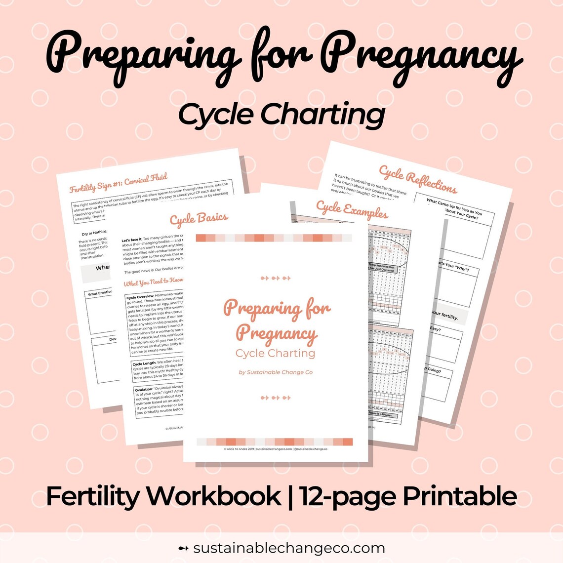 Fertility Workbook: Cycle Charting Natural Family Planning Fertility ...