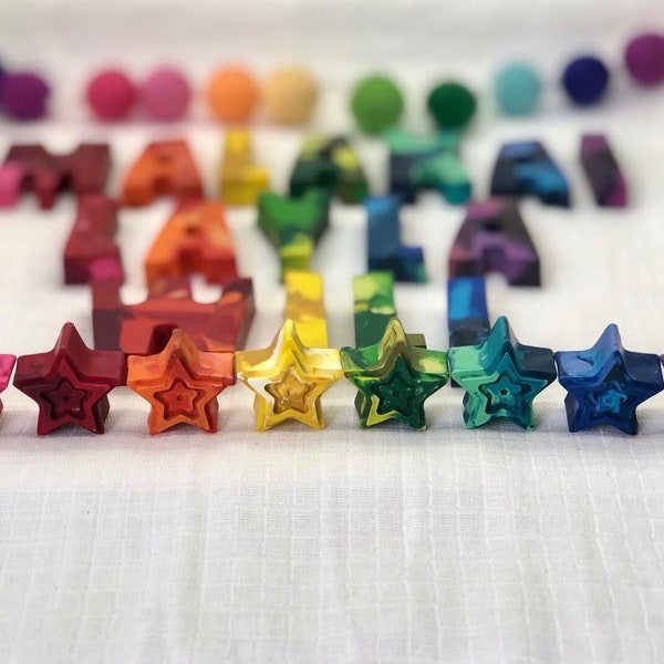 Crayon Stars - Etsy