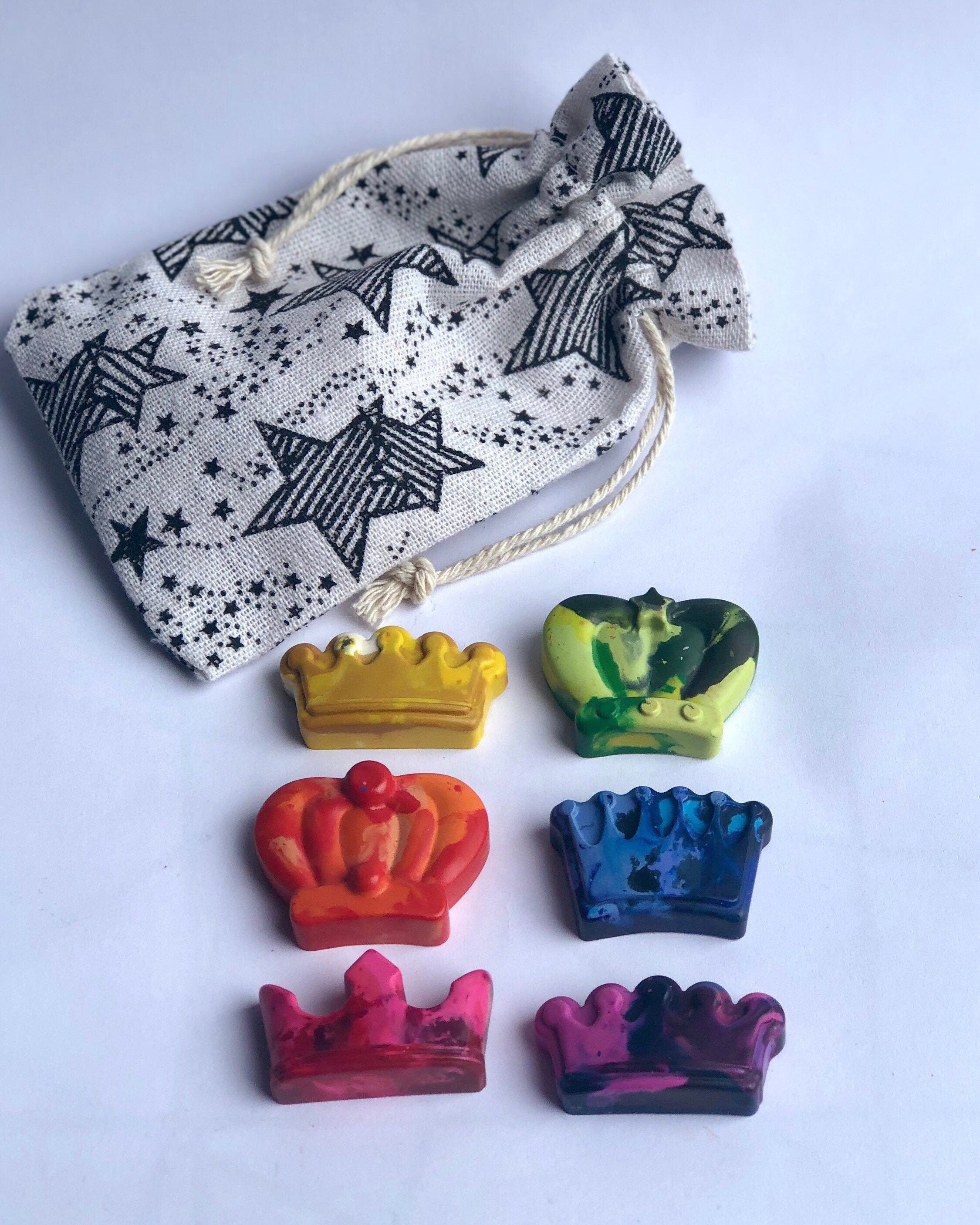 Princess Tiara Crowns Rainbow Crayon Gifts for Kids | Etsy