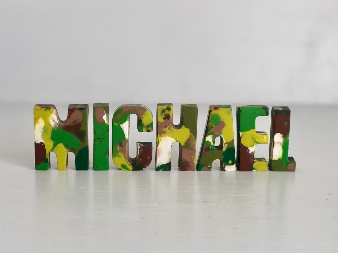 Name CRAYONS KIDS Gifts Army Military Custom Name - Etsy