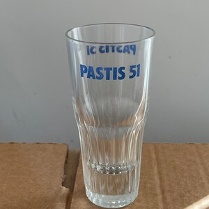Vintage French Pastis 51 Glass Iconic Bar Drink Anisette Pastis Barware ...