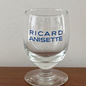Vintage French Ricard Glass Special Collector Item Iconic Bar Drink ...