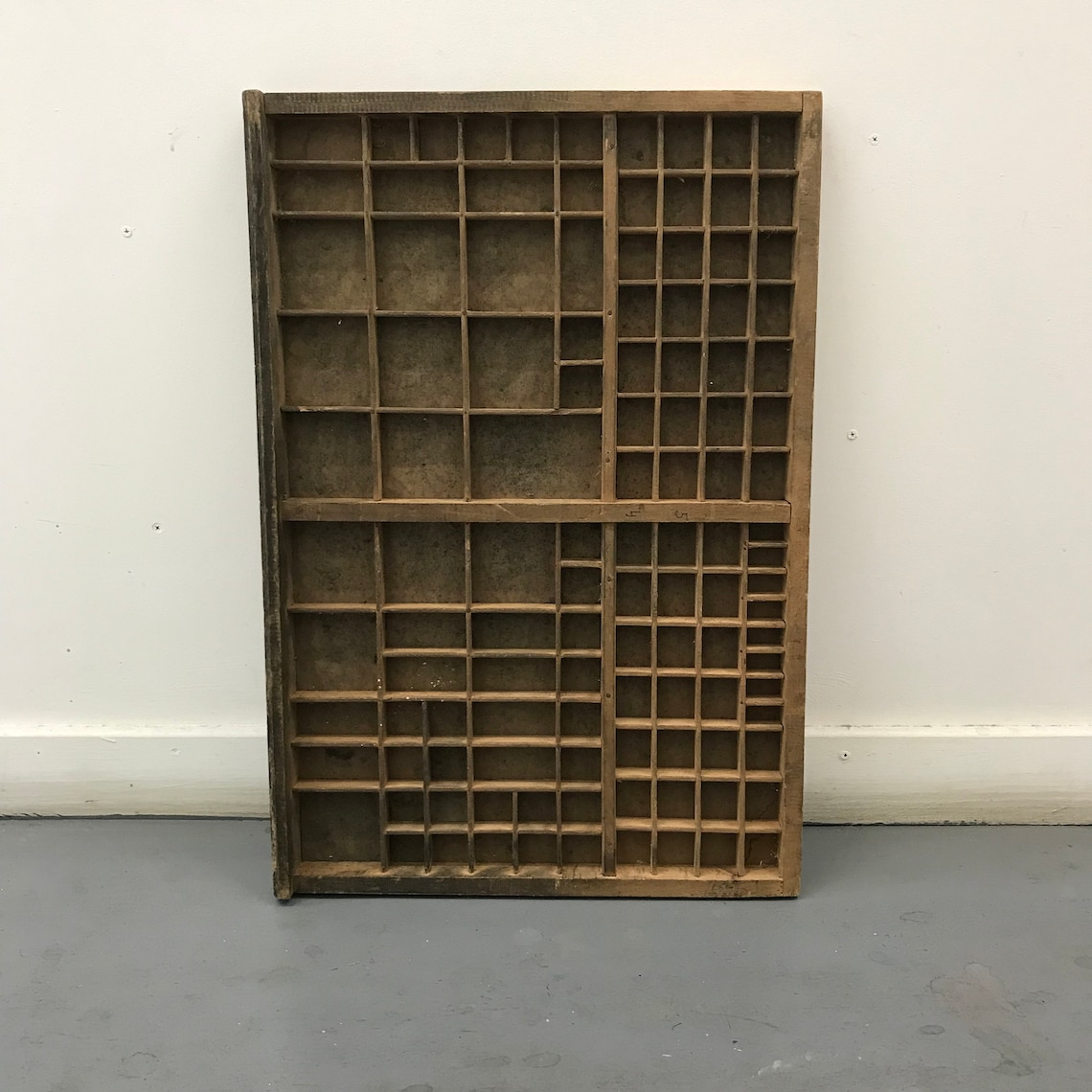 Vintage French Letter Press Printer Tray Type Case Wood - Etsy