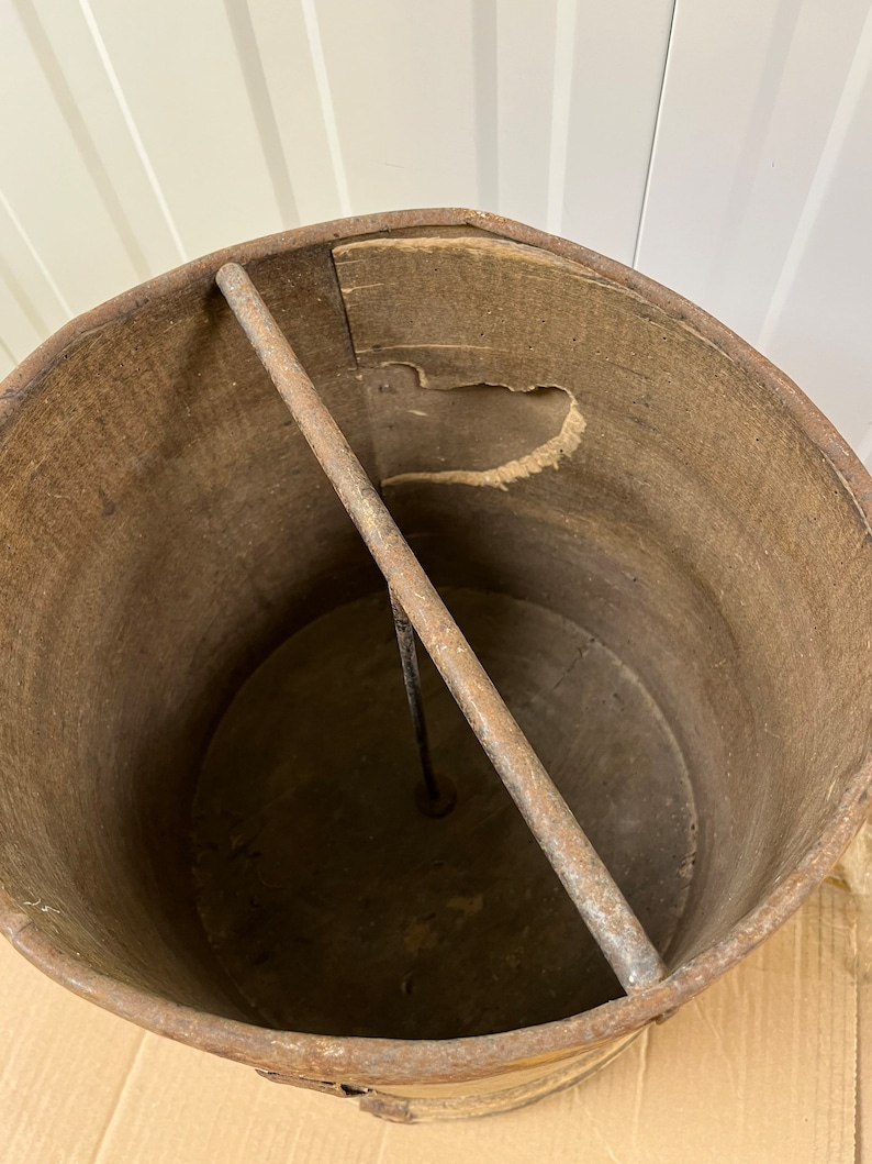 French Antique Wooden Grain Measure Rustic Bentwood Vintage - Etsy