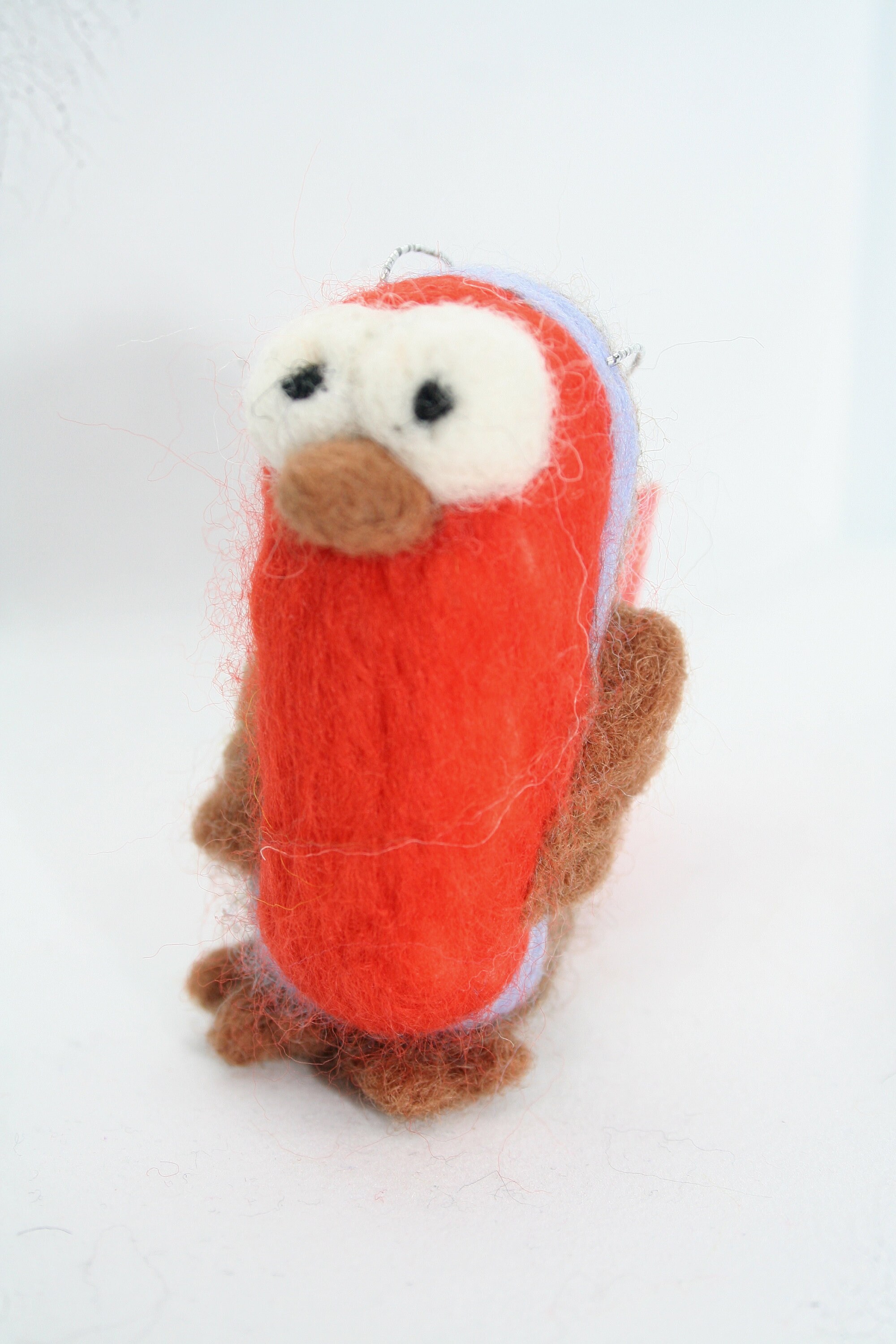 Cute Needle Felted Cartoon-like Robin Wool - Etsy