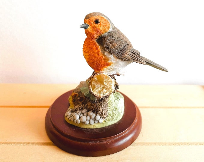 British Robin Figurine by Russell Willis, Border Fine Arts, Robin, Bird ...