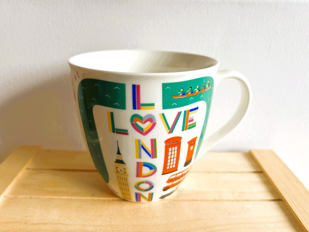 Milly Green London Themed Oversized Vintage Mugs, Being Sold Separately ...