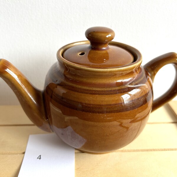 Brown Teapot - Etsy