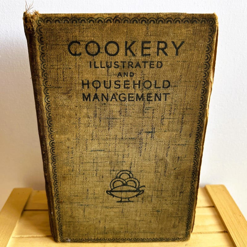Antique Cookbook - Etsy