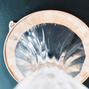 Killarney Irish Crystal Glass Vase With Gold Base and Filigree Feet ...