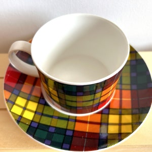 Dunoon Buchanan Coffee or Tea Cup and Saucer Set, Made in Scotland ...