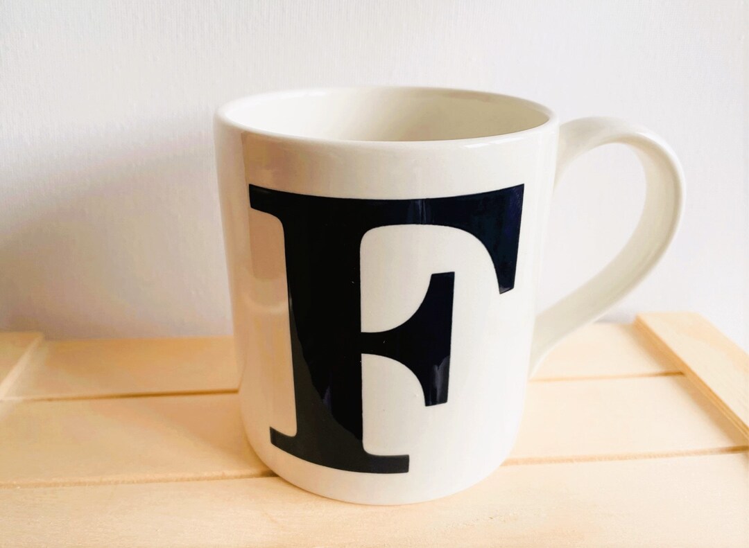 Marks and Spencer Initial or Monogram Coffee or Tea Mug Made - Etsy