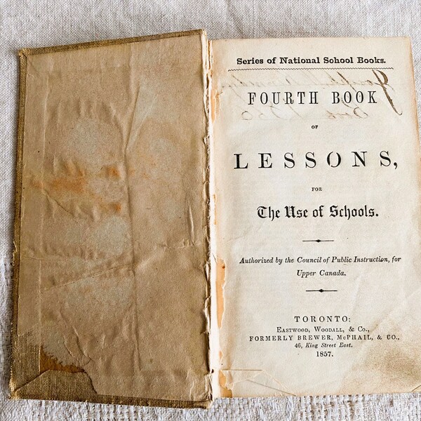 Antique School Books - Etsy