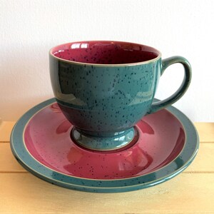 Denby Harlequin Stoneware Mugs and Cup and Saucer Sets, Made in England ...