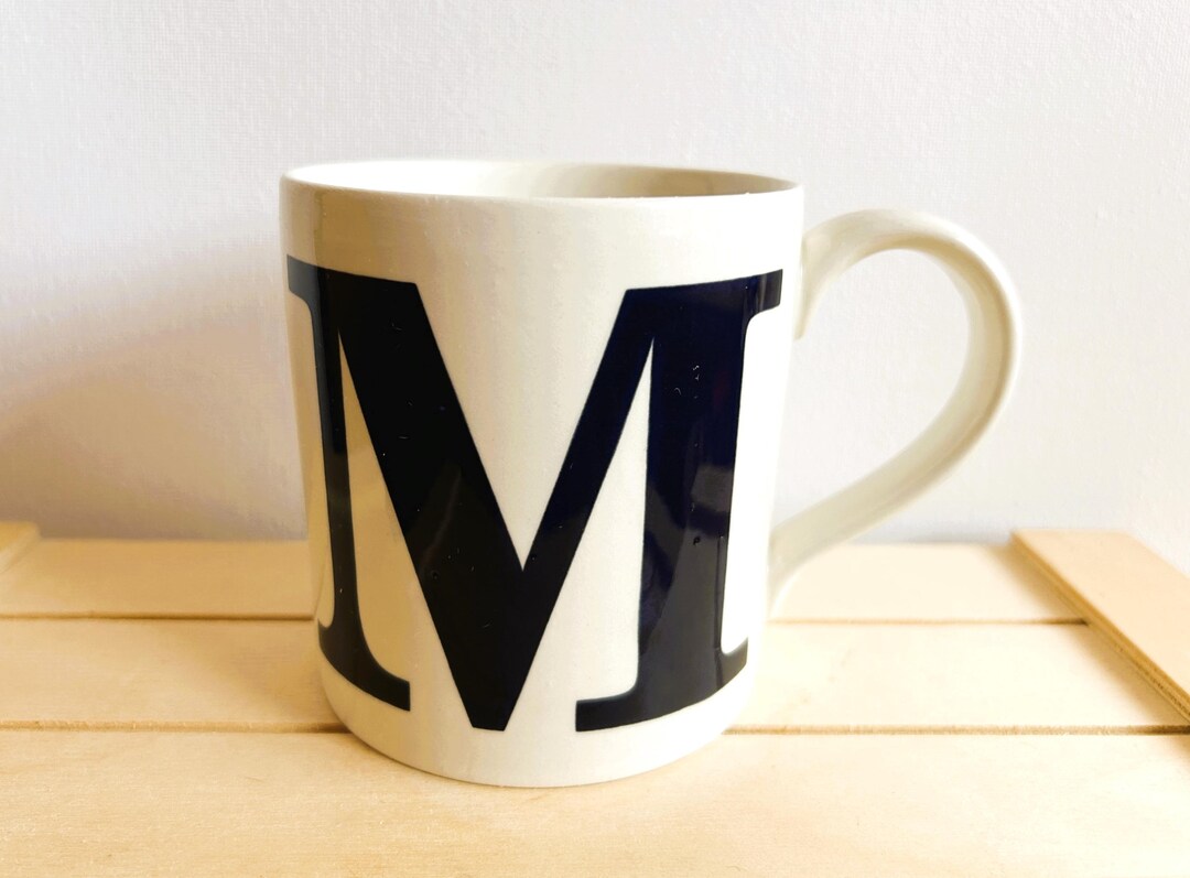 Marks and Spencer Initial or Monogram Mug, Made in England, Name Mugs ...