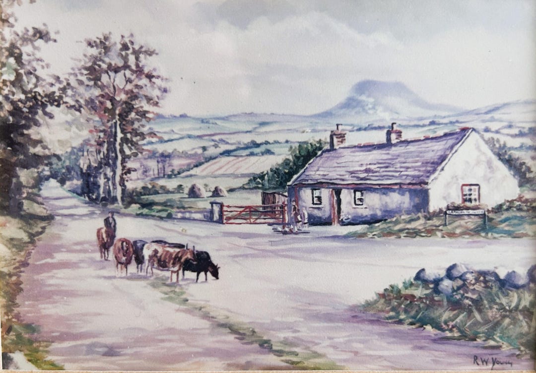 Northern Ireland Small Art Prints by Various Artists, R W Young ...