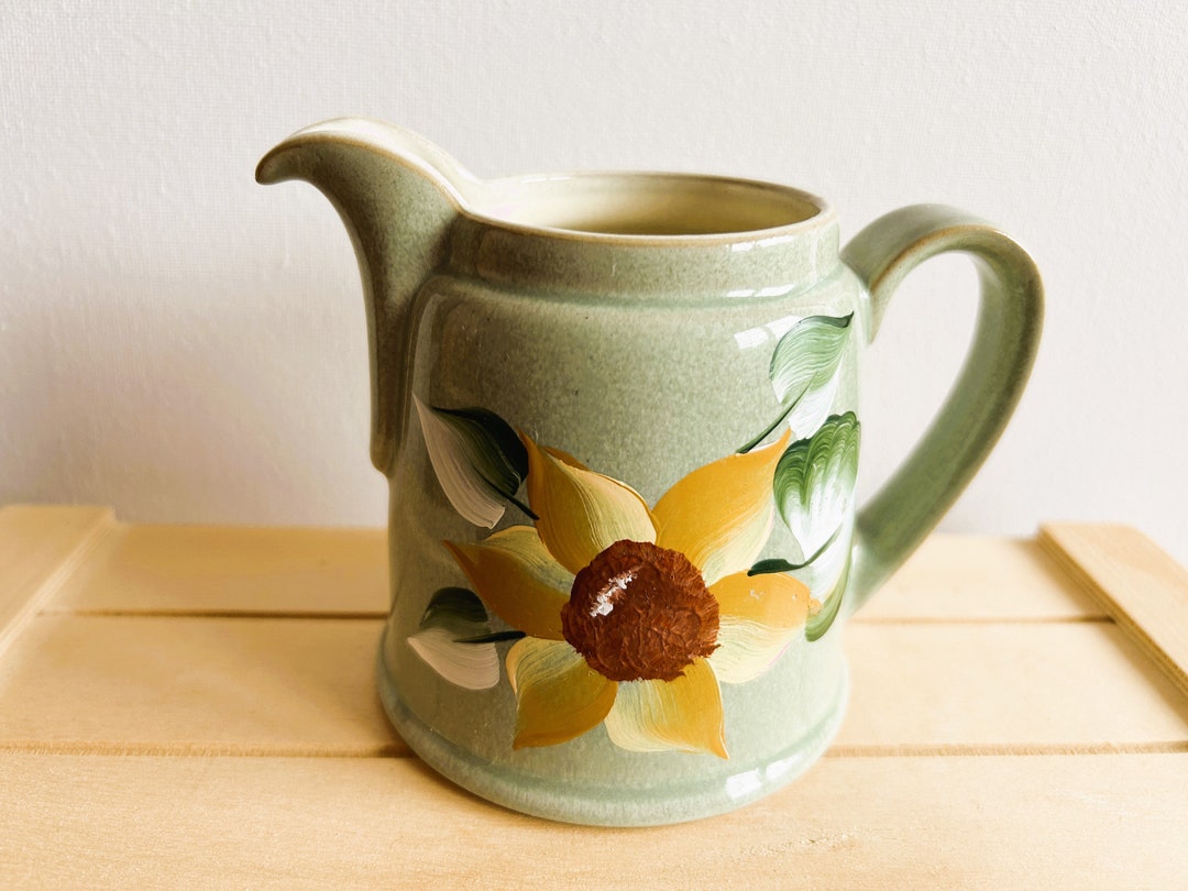 Denby Pitcher Creamer or Small Jug Made in England, Lovely Soft Green ...