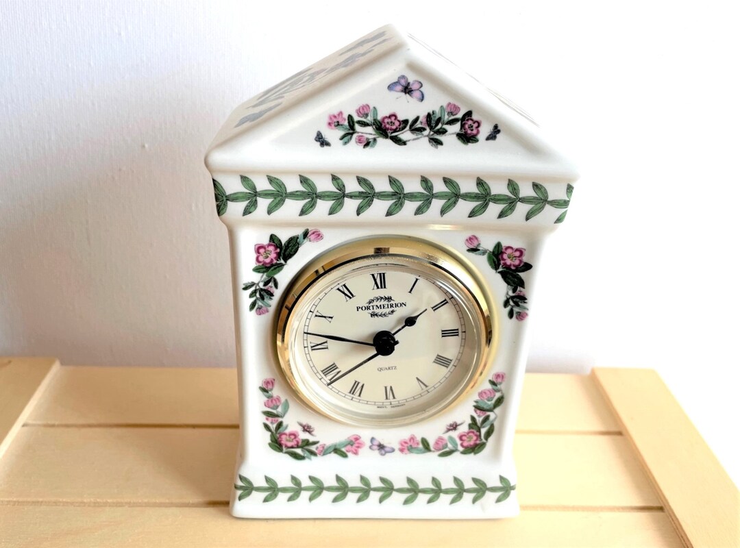 Portmeirion Botanic Garden Clock, Case Made in England, Movement Made ...