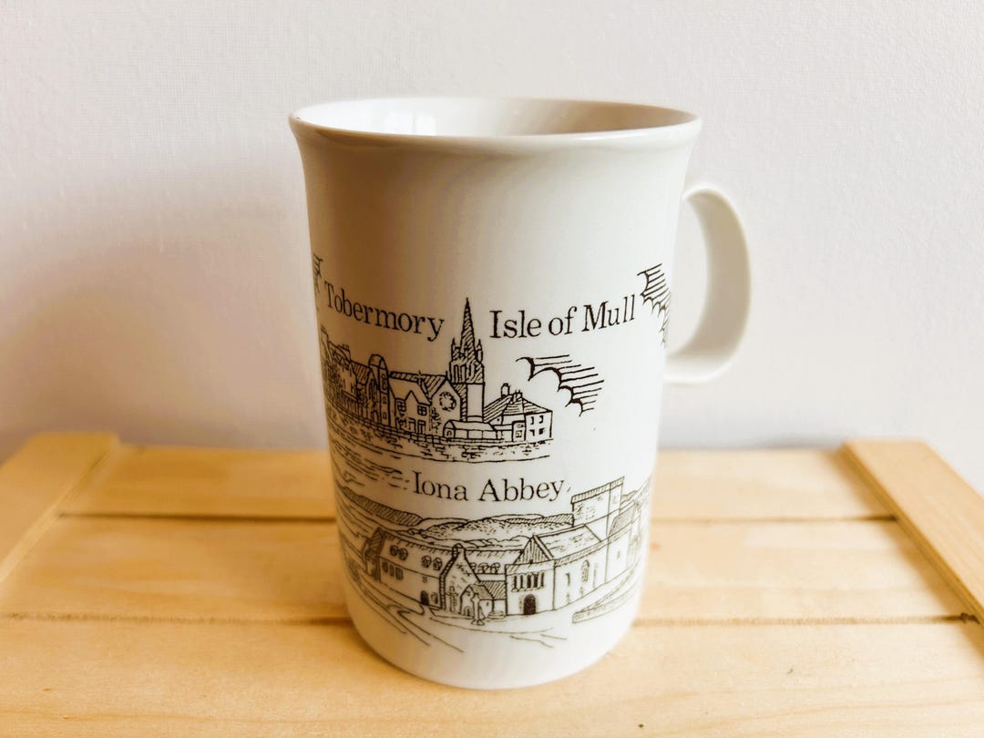 Dunoon Mull and Iona Coffee or Tea Mug, Made in Scotland, Stoneware ...