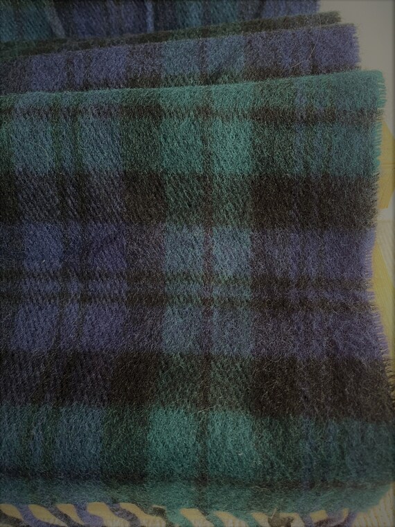 James Pringle Weavers Scarf, Black Watch Tartan, Made… - Gem