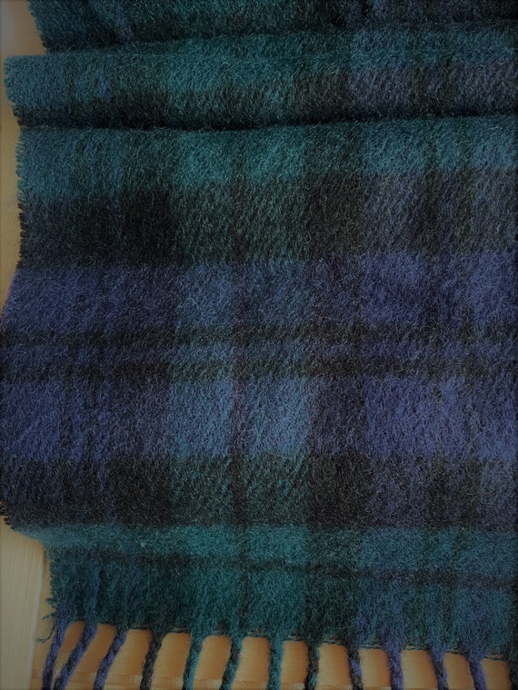 James Pringle Weavers Scarf, Black Watch Tartan, Made… - Gem