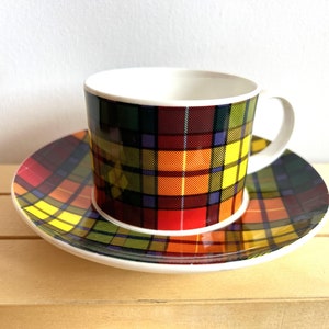 Dunoon Buchanan Coffee or Tea Cup and Saucer Set, Made in Scotland ...