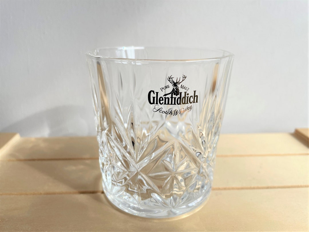 Glenfiddich Pure Malt Scotch Whisky Cut Crystal Glass Whiskey - Etsy