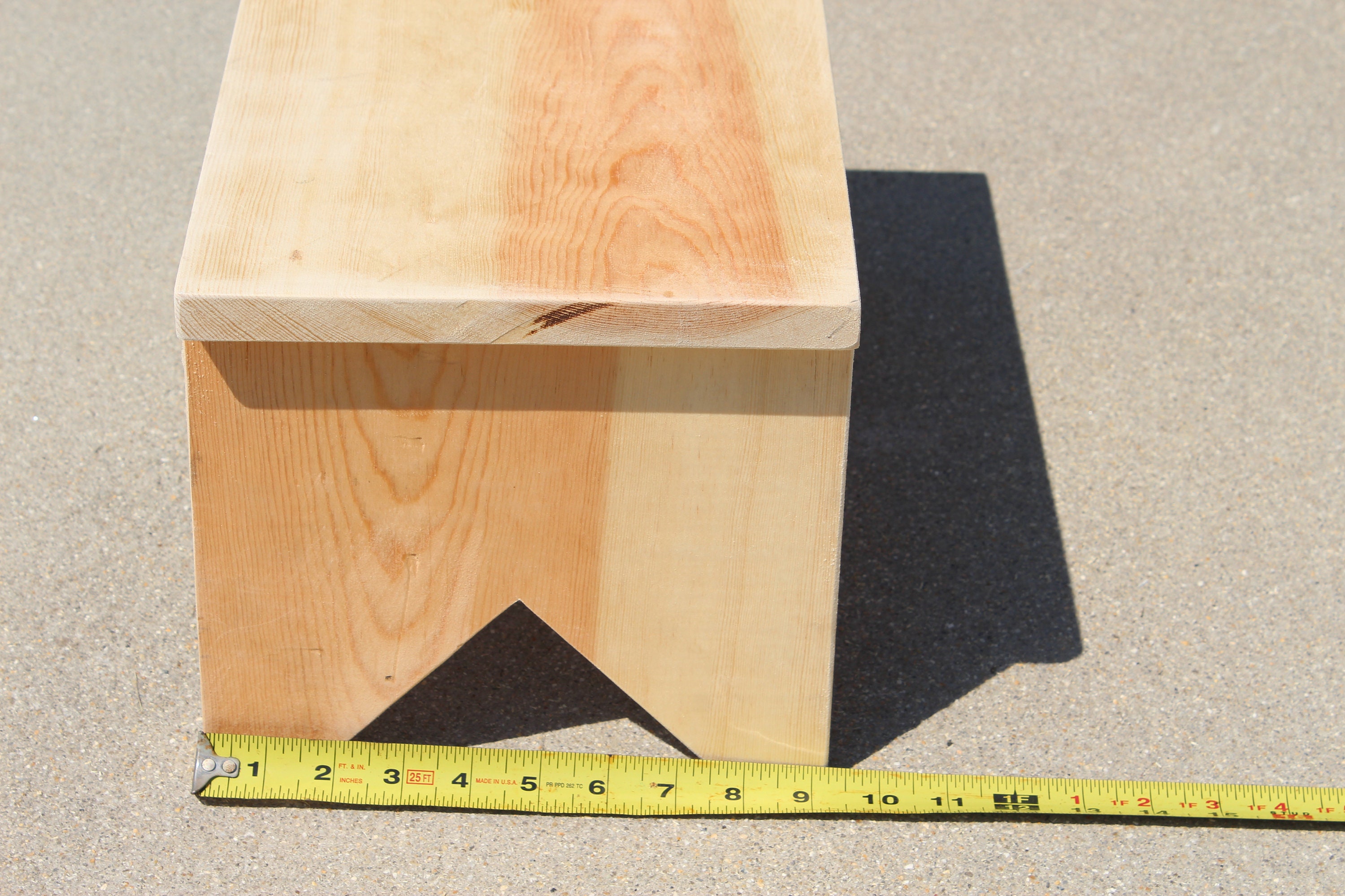 Handmade Primitive Wooden Step Stool Pine Unfinished Footstool - Etsy