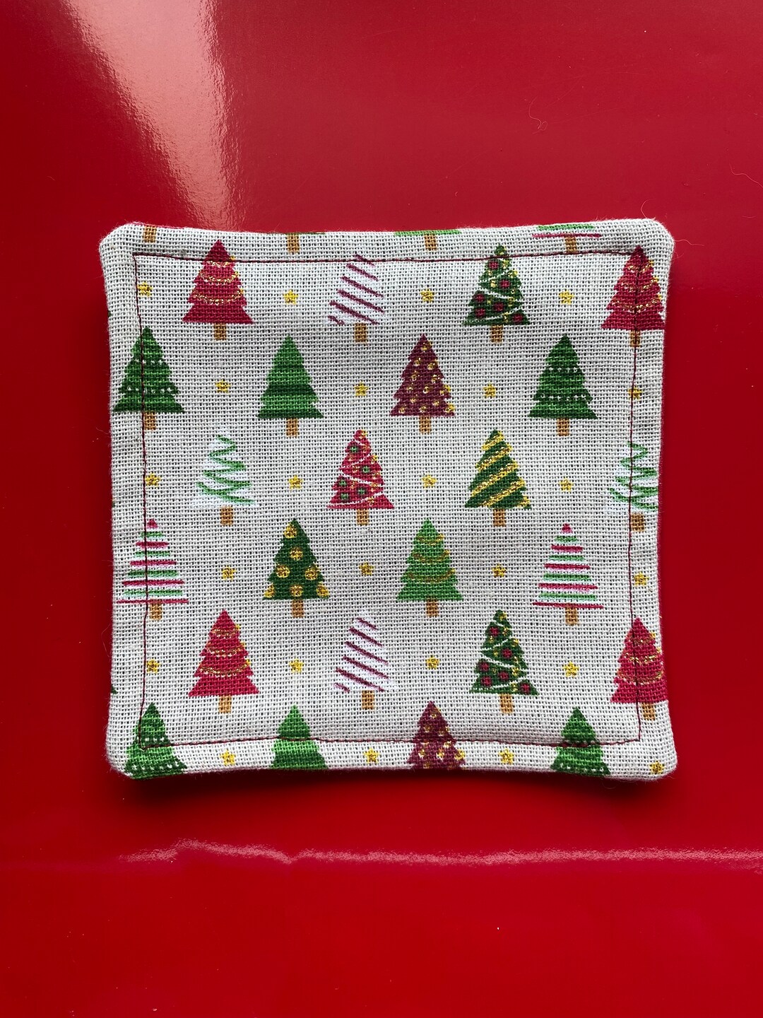 Handmade Christmas Décor Coasters Handmade Coasters Holiday - Etsy