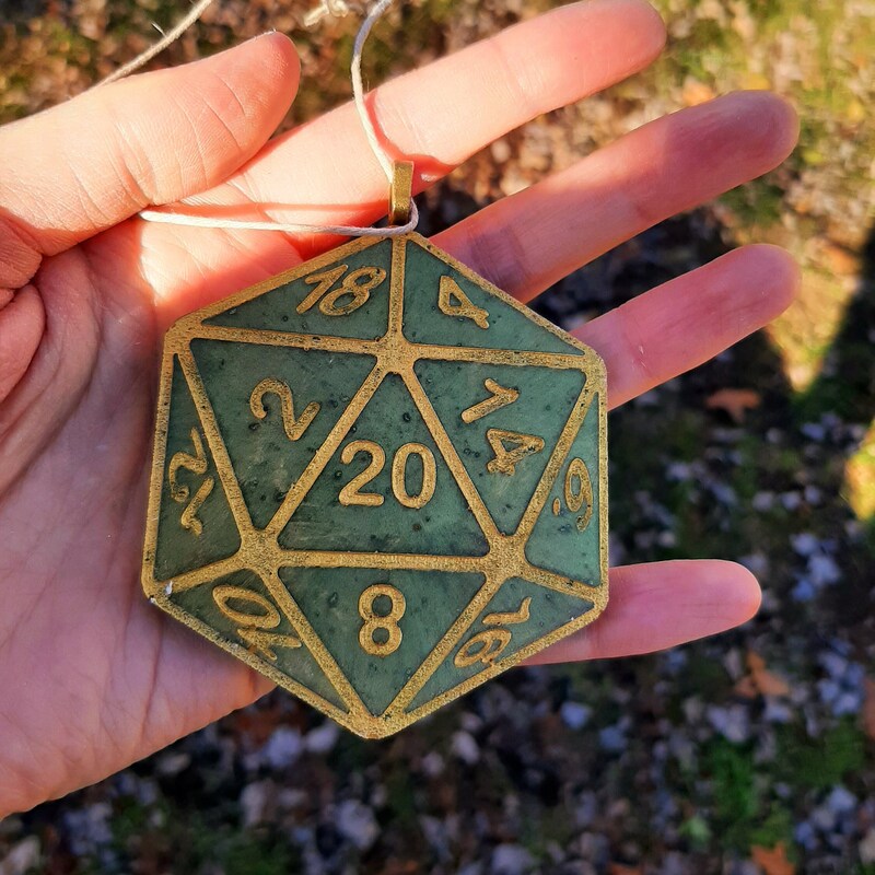 D20 Ornament - Etsy