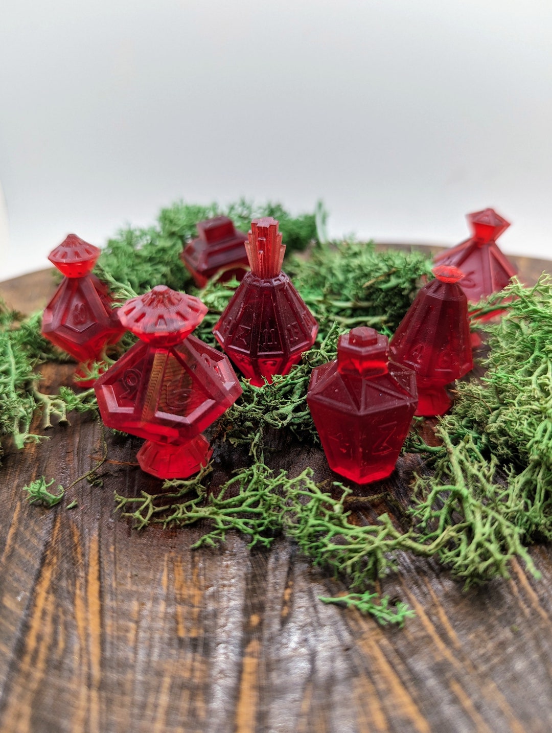 Rapturous Potion Dice Red Potion Dice Resin Potion Dice Magic Dice Game ...