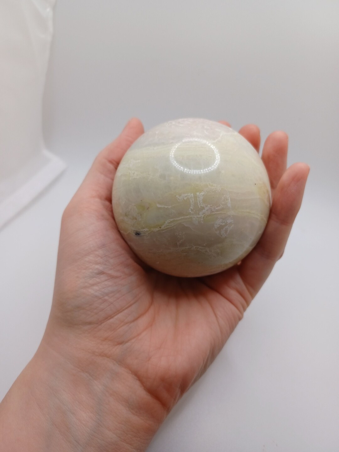 Heavy Crystal Ball Calcite Quartz White Crystal Ball Marble Crystal ...