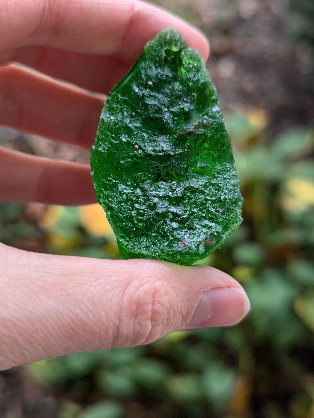 Green Faux Geode Magic Rock Resin Crystal Handmade Crafting Stone ...