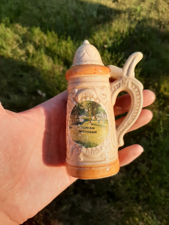 Vintage Adrian Stein / Adrian MI / Miniature Stein / Michigan | Etsy