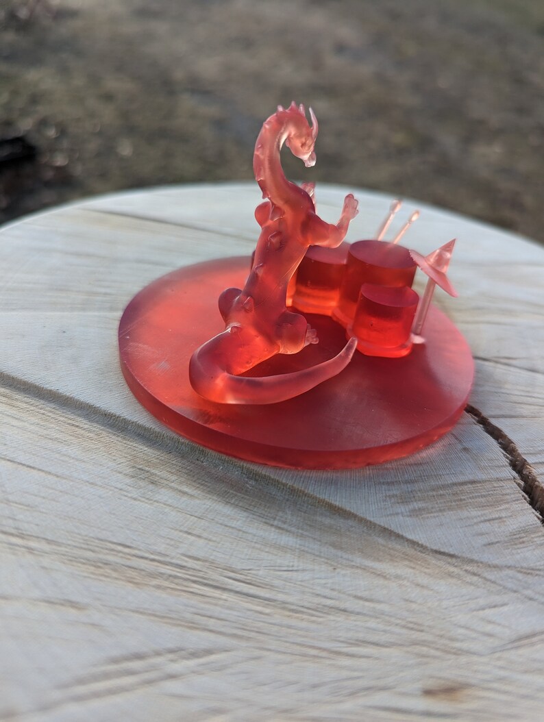 Dragon Playing Drumset Drumming Dragon Unique Gifts for Him Musician ...